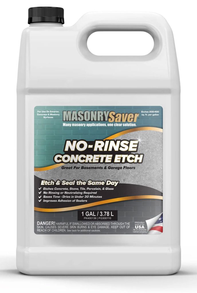 MasonrySaver No Rinse Concrete Etch | Brick Paver Sealers and Cleaners